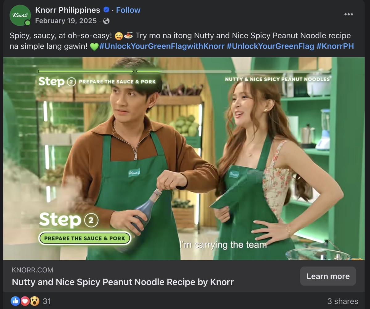 Campaign Knorr x Tinder - Khi nấu ăn trở thành “cờ xanh” quan trọng ...