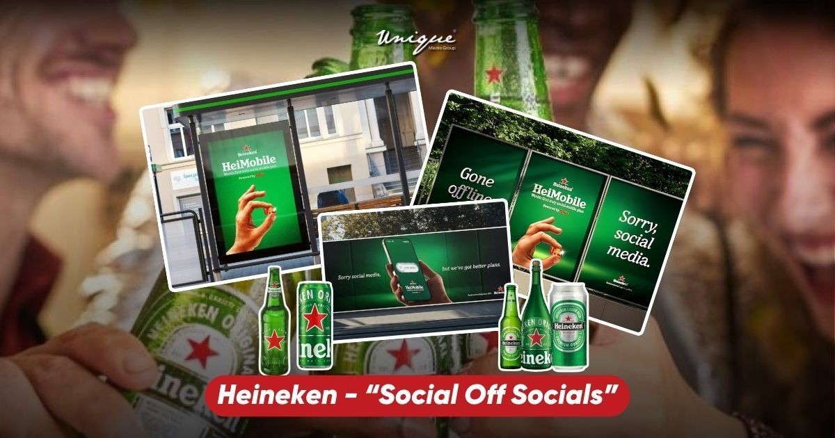 Heineken tái định nghĩa kết nối xã hội từ thế giới OOH với chiến dịch ...