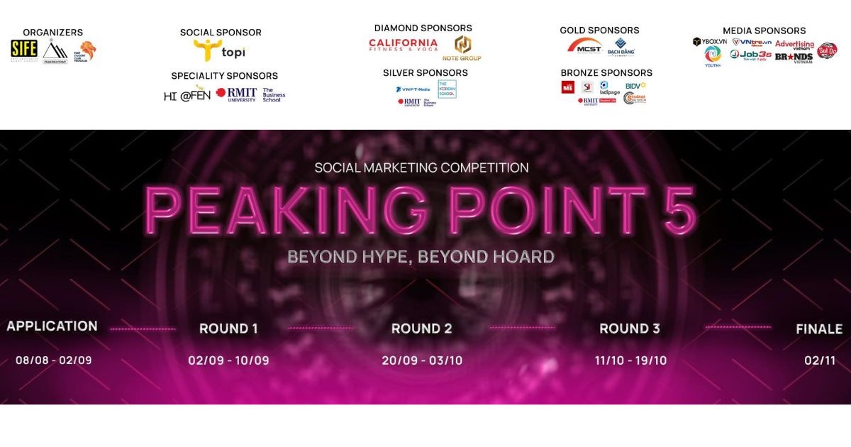Peaking Point 2025 trở lại: Khi Social Marketing kiến tạo giá trị bền ...